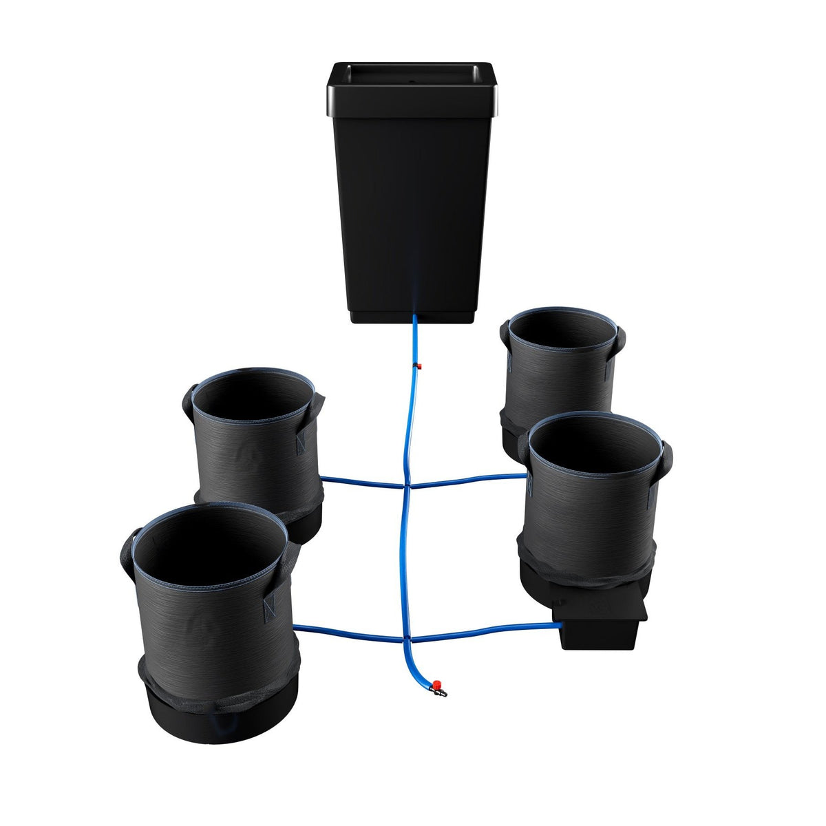 FlexiPot 4-Pot System with 47L tank - 20L Fabric Pots – Greens Horticulture