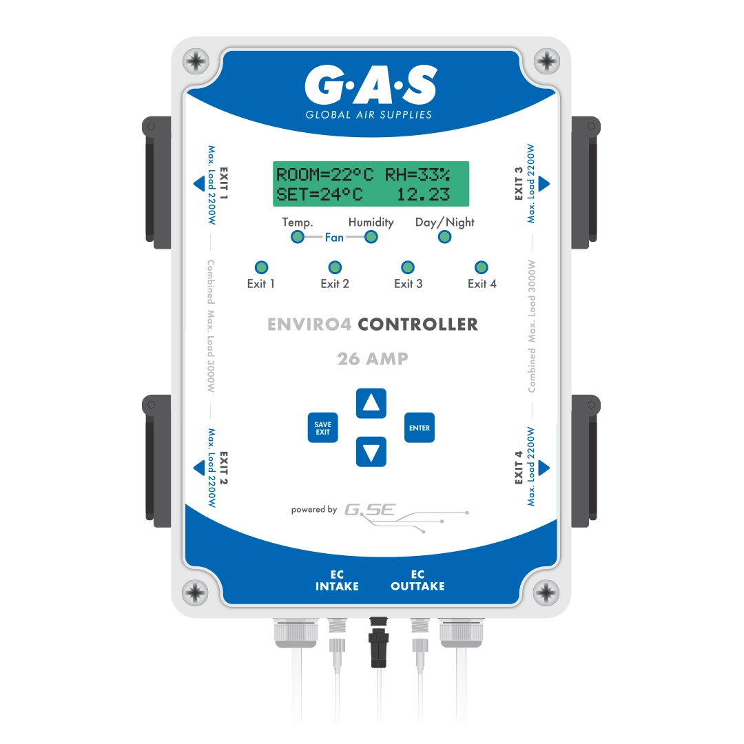 G.A.S. Enviro4 EC Fan Controller – Greens Horticulture